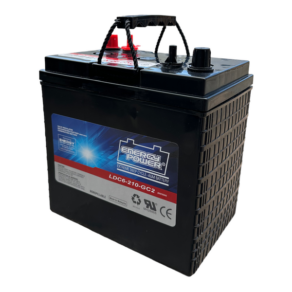 LDC6-210-GC2 - 6v 210AH (GC2) AGM Deep Cycle Battery (FREE SHIPPING ...