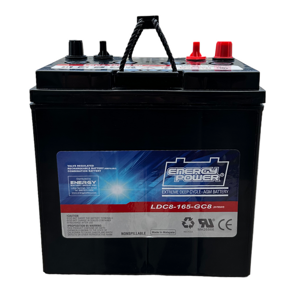 LDC8-165-GC8 - 8v 165AH AGM Deep Cycle Battery (FREE SHIPPING ...